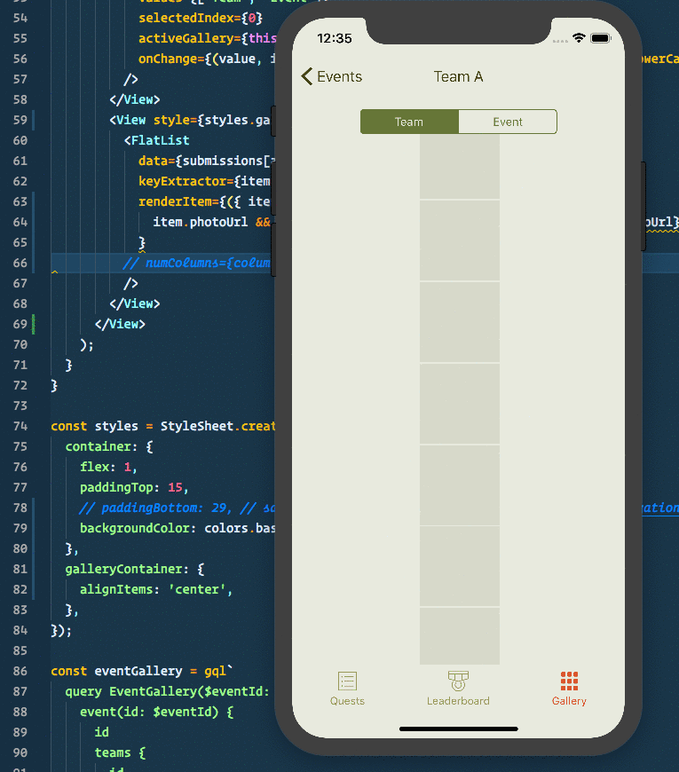 Flatlist Bottom Row Of Grid Partially Hidden Behind Tabbar · Issue 3467 · React Navigation