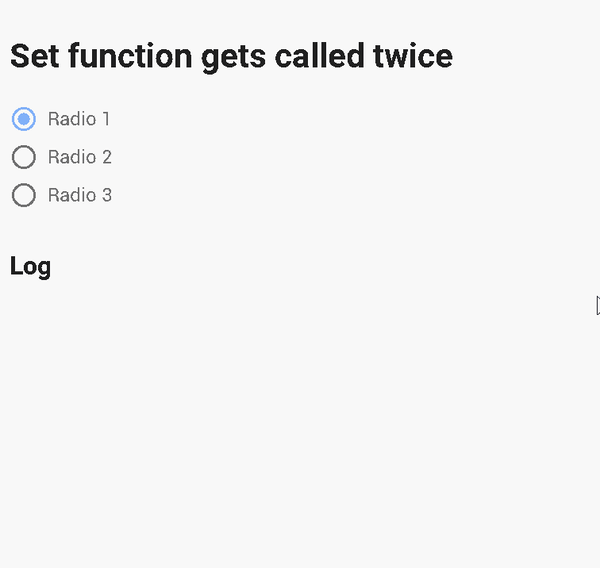 Bug Report V Radio Group Sets V Model Twice · Issue 4886 · Vuetifyjsvuetify · Github 