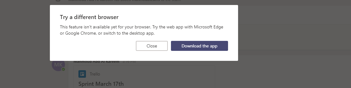 Can't start calls in chrome · Issue #520 · MicrosoftDocs/msteams-docs · GitHub