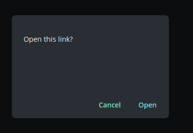 Enter stops working in open link modal · Issue #24139 · telegramdesktop ...