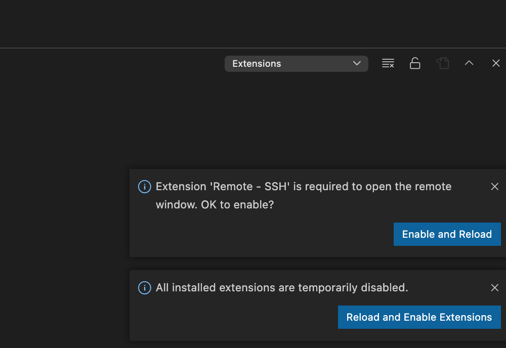 VSCode repeatedly prompts to install extensions on remote host (SSH) · Issue #121563 · microsoft ...