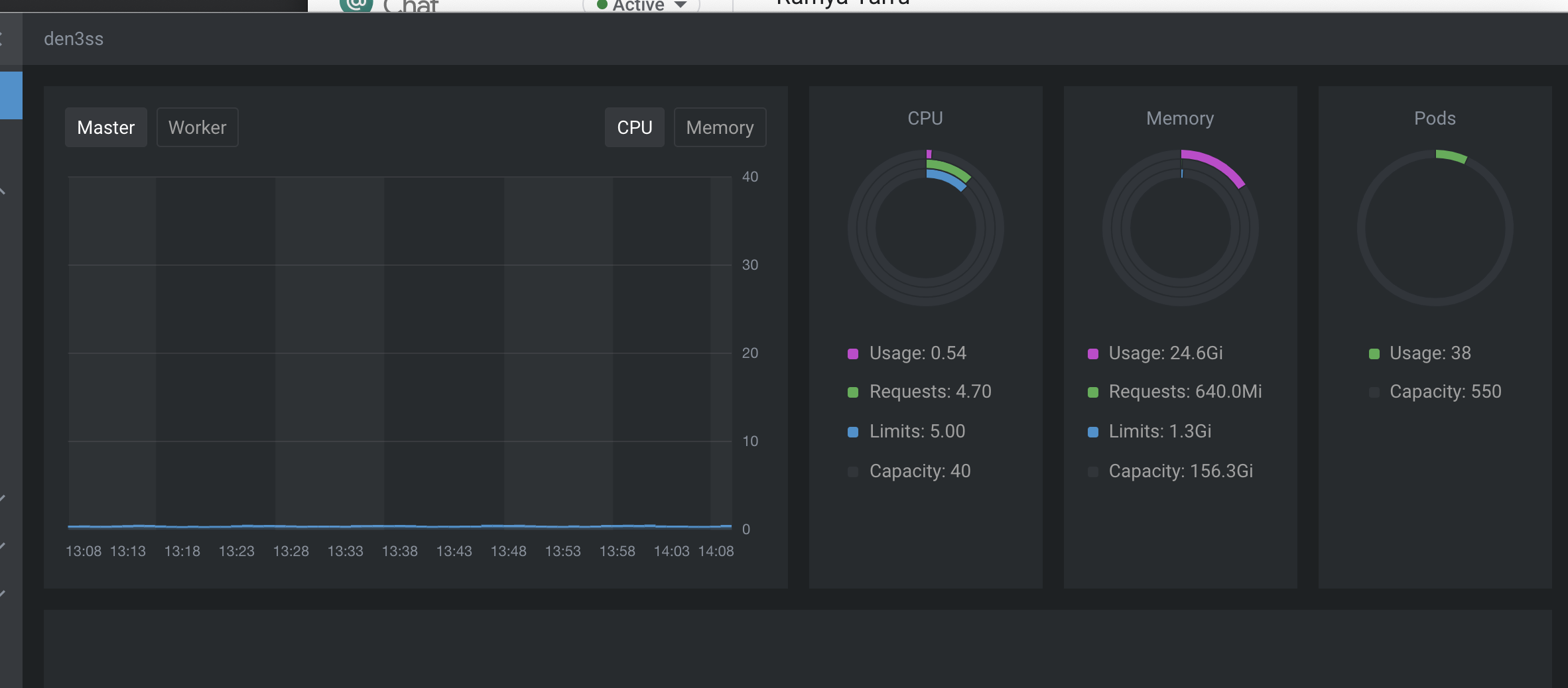 Master donut graph for memory usage only appears to show one master · Issue #594 · lensapp/lens ...
