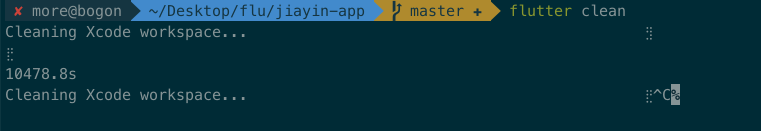 Flutter Clean Times Out On Runner Xcworkspace Clean · Issue 52268 · Flutter Flutter · Github