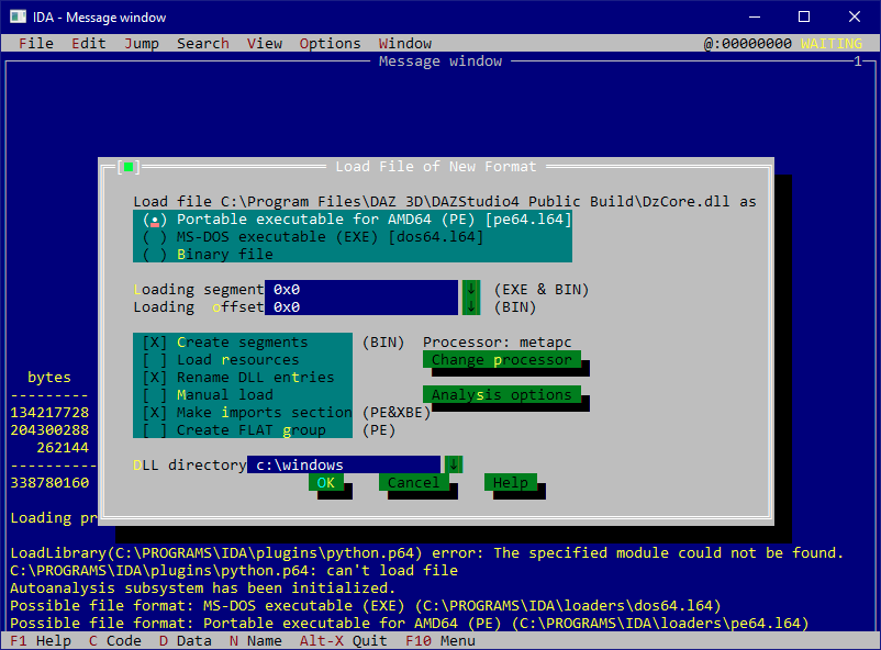 IDA Pro/Freeware console application display corruption · Issue #5651 ...