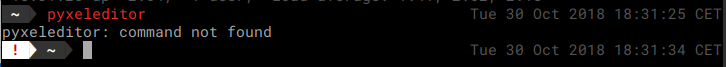 pyxeleditor and install_pyxel_examples commands are not installed ...