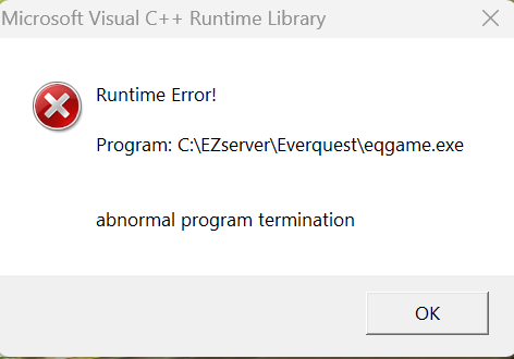 [EMU] EQ crashing after a while when zoning · Issue #668 · macroquest/macroquest · GitHub