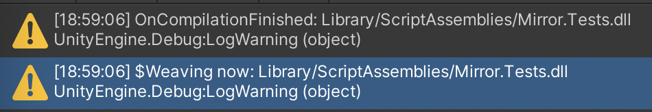 Weaver not being run on first project import in Unity 2021 · Issue #2872 · MirrorNetworking ...