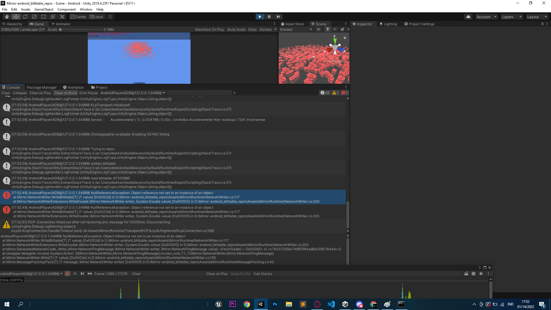 WriteBlittable Android issues · Issue #3044 · MirrorNetworking/Mirror · GitHub