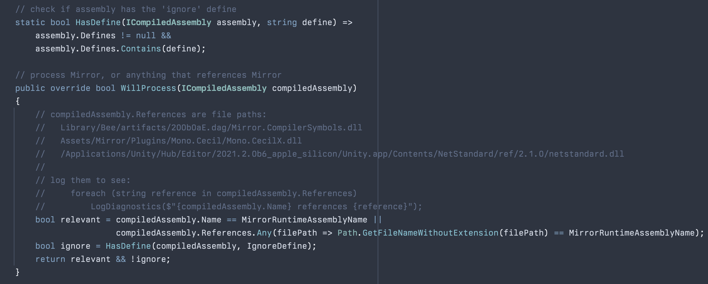 Weaver slows down compilation time · Issue #3203 · MirrorNetworking/Mirror · GitHub