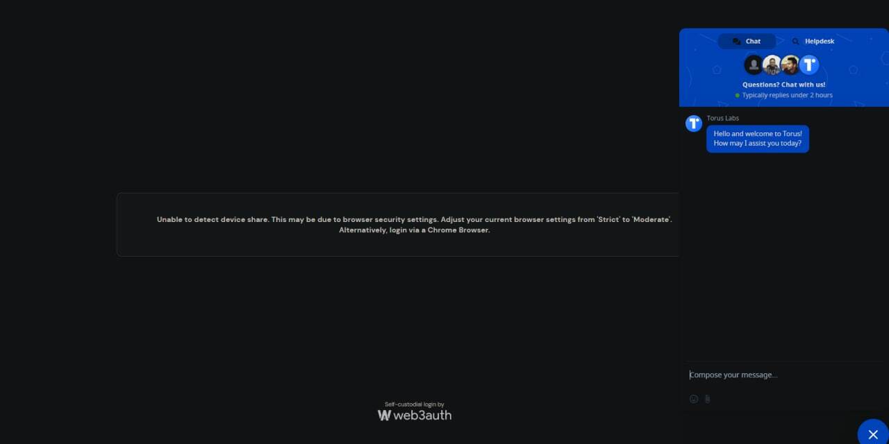 Unable To Detect Device Share Error · Issue 50 · Web3auth Web3auth React Native Sdk · Github