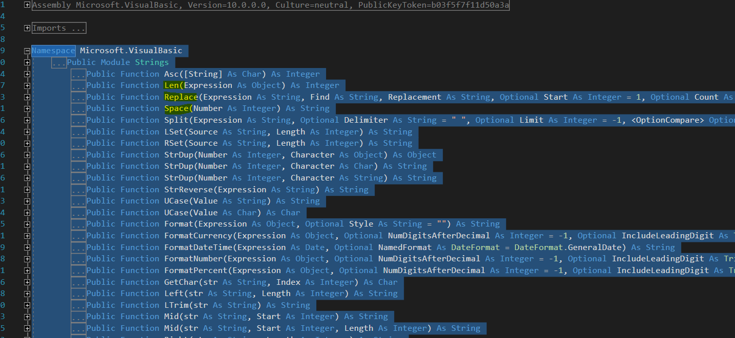 While Calling An Vb Shared Method From Core Project Throwing Runtime Exceptions · Issue