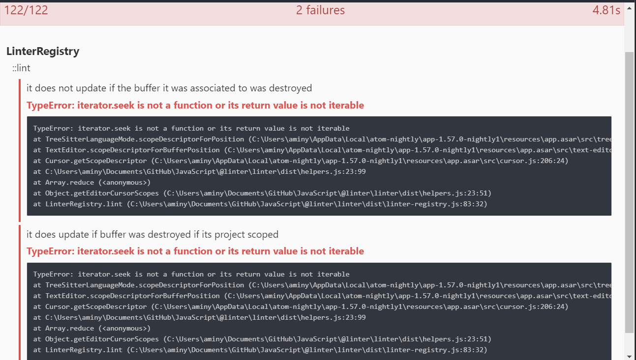 Atom Electron 9 - iterator.seek is not a function or its return value is not iterable · Issue ...