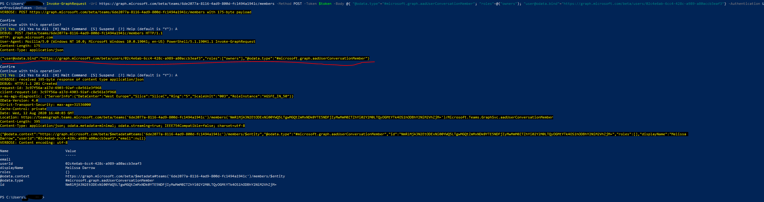 When a dictionary to the body object we should translate it to JSON instead of form encoding it ...