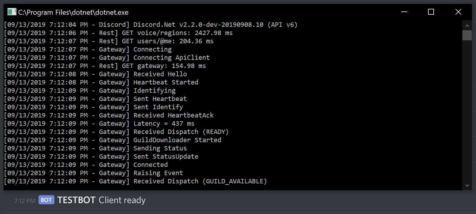 Exception when sending embeds on multiple servers · Issue #1374 · discord-net/Discord.Net · GitHub
