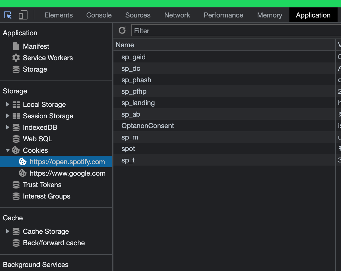 Spofify no longer setting sp_key cookie · Issue #350 · fondberg ...