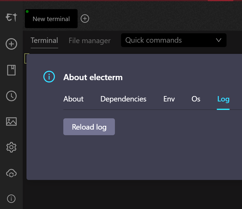 last version 1.0.26 not see prompt in windows · Issue #1556 · electerm/electerm · GitHub