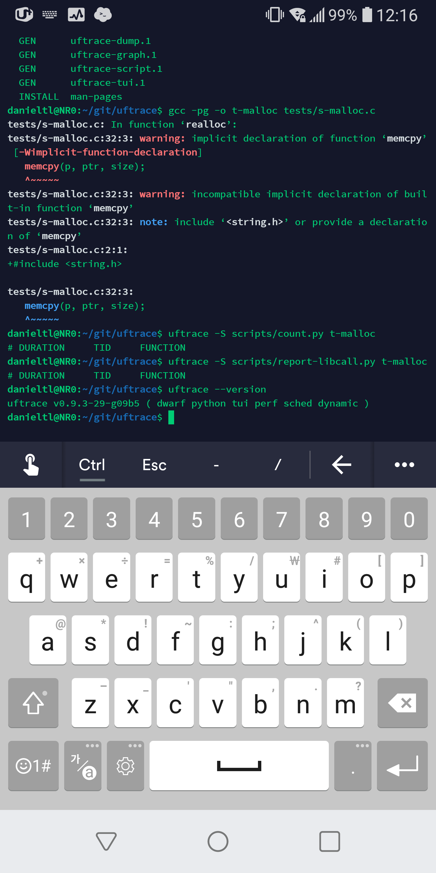 Scripting feautre stuck on t-malloc? · Issue #868 · namhyung/uftrace ...