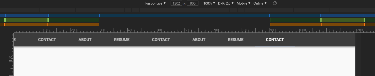 [Bug Report] Tabs with grow option move left when selecting second tab (on smaller screen ...