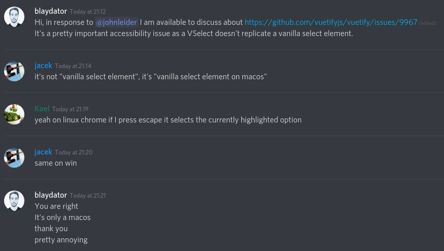 [Feature Request] Replicate HTML Select hotkeys · Issue #9967 · vuetifyjs/vuetify · GitHub