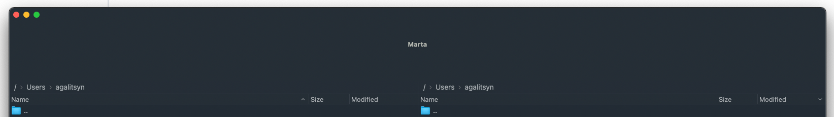 Marta header strangely resized · Issue #232 · marta-file-manager/marta-issues · GitHub