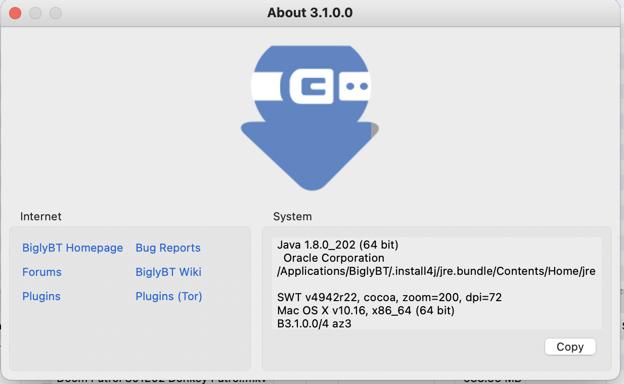 Always-high CPU usage (250%) when VPN enabled - MacOS · Issue #2807 · BiglySoftware/BiglyBT · GitHub
