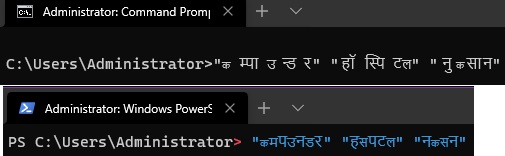 Support Hindi Glyphs In The Terminal · Issue 7846 · Microsoftterminal