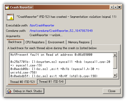 CrashReporter: Crashes when cancelling · Issue #13173 · SerenityOS/serenity · GitHub