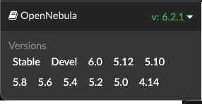 Add LTS label to version list · Issue #5739 · OpenNebula/one · GitHub