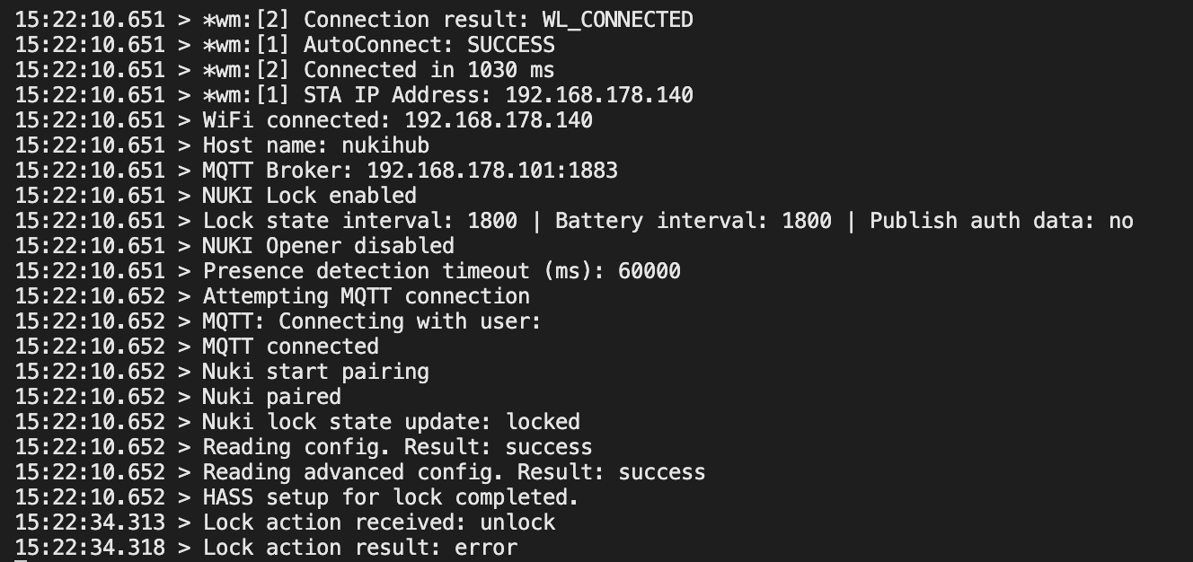 Nuki 1.0 stopped working since 6.2+ · Issue #60 · technyon/nuki_hub · GitHub