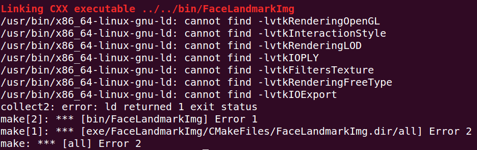 compiling error on ubuntu 14.04 · Issue #468 · TadasBaltrusaitis ...