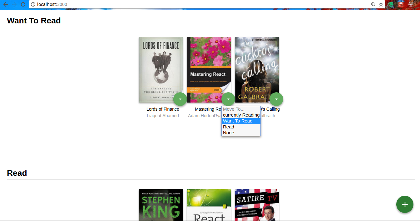 GitHub - shablcuShaluRai/myReads-book-tracking: In MyReads App, I have ...