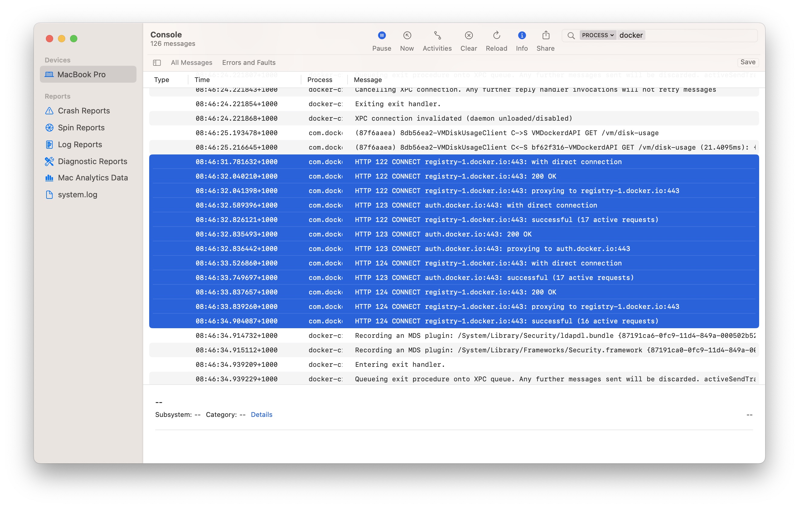 Docker Login And Docker Pull Fail With Error Response From Daemon Get