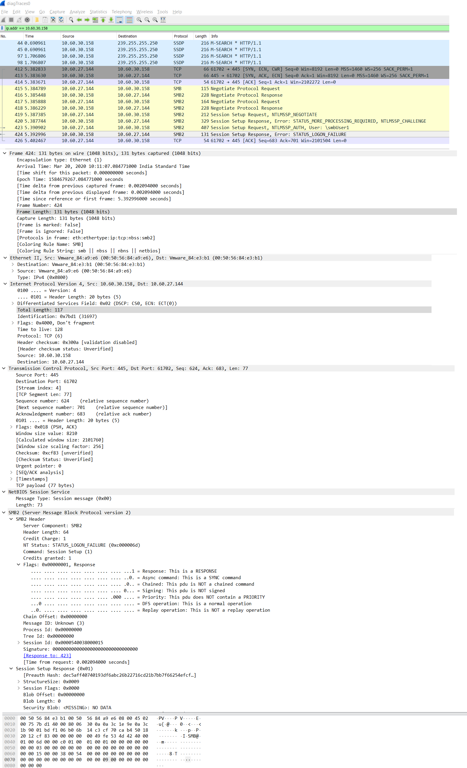 SMB server connection exception while session setup · Issue #535 · hierynomus/smbj · GitHub