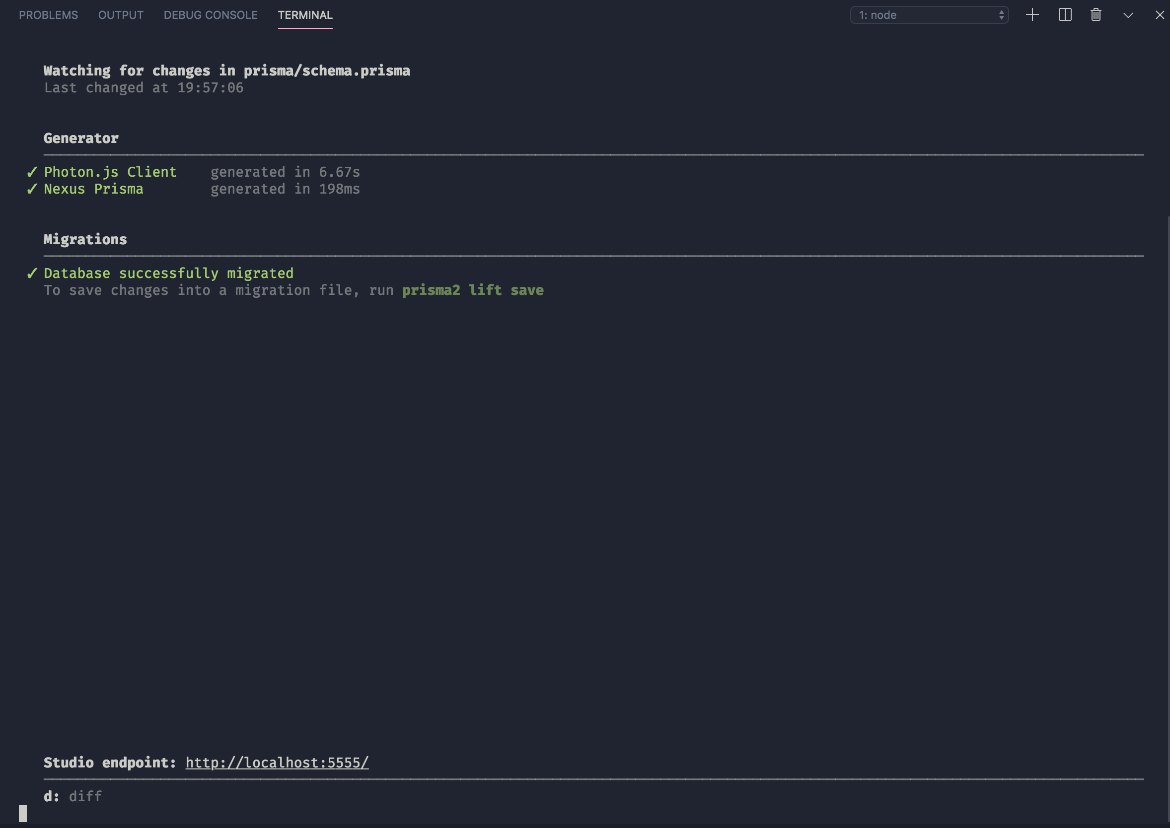 Always get unexpected error while trying `prisma2 dev` · Issue #639 · prisma/prisma · GitHub