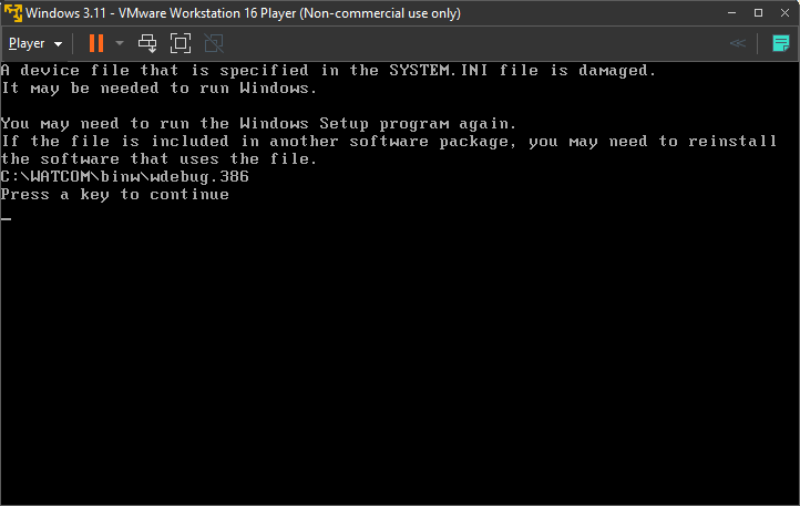 OW Win16 build installs a "damaged" WDEBUG.386 · Issue #1018 · open-watcom/open-watcom-v2 · GitHub