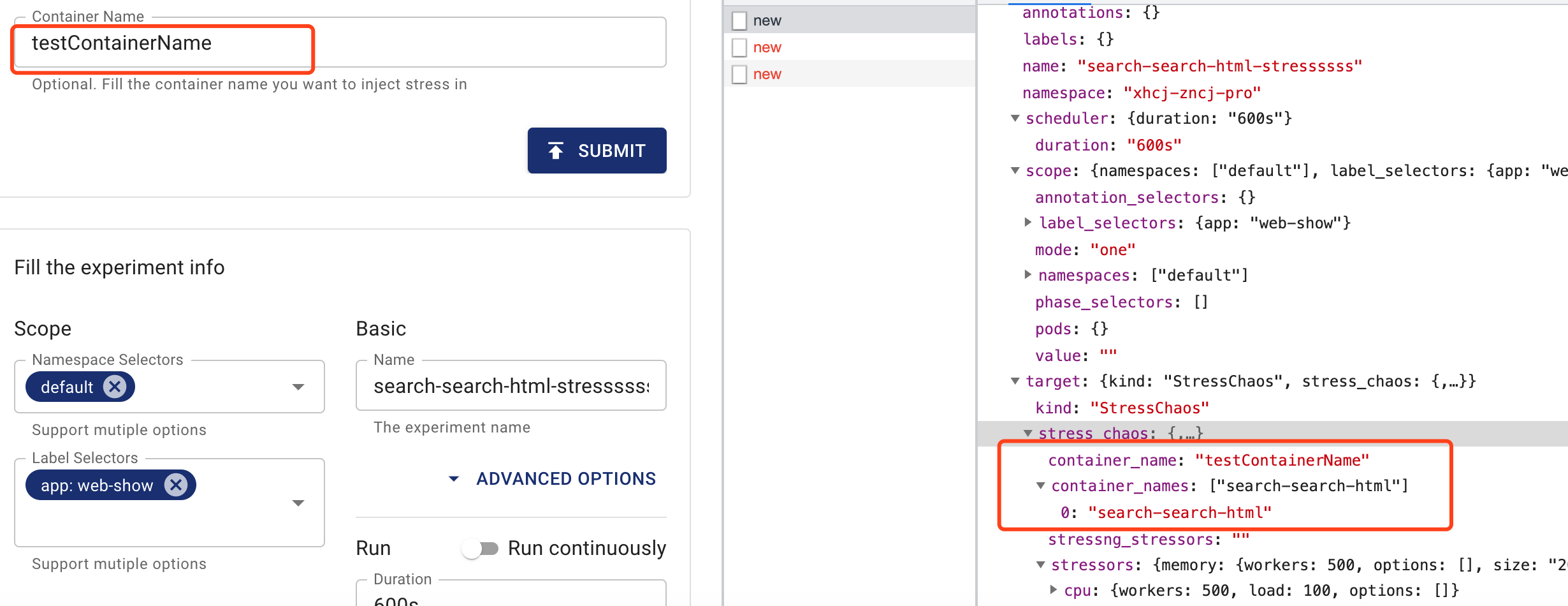 create chaos from yaml in dashboard · Issue #2206 · chaos-mesh/chaos-mesh · GitHub