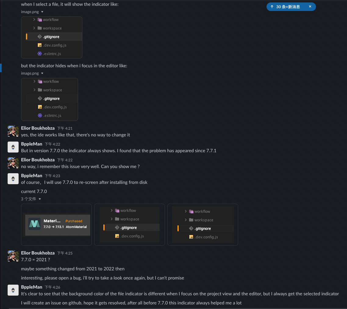 [Bug]: Incorrect rendering of `Selected Item Indicator` in `Project View` · Issue #257 ...