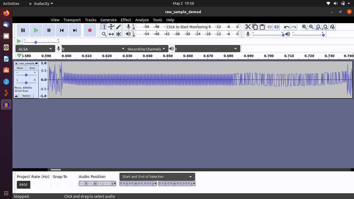 Can Not Decode A Recorded Signal From Nanocom Ax100 Transciever · Issue 265 · Daniestevezgr