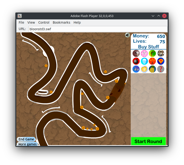Bloons TD 3 - Background of Start Round button is incorrect · Issue ...