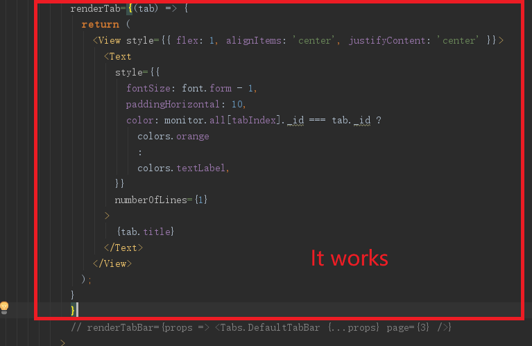 Tabsdefaulttabbar Covers The Style Of The Rendertab · Issue 2371 · Ant Designant Design