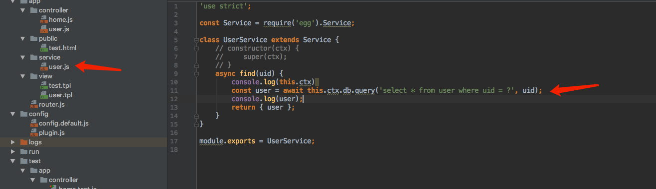 centos 下，this.service的指向问题 · Issue #2768 · eggjs/egg · GitHub