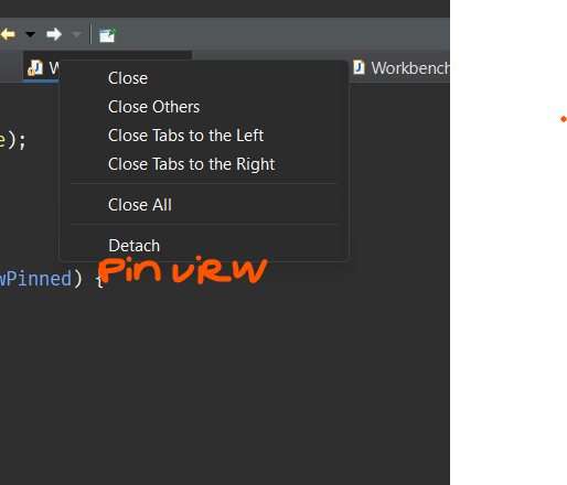 Pin editor tab · Issue #501 · eclipse-platform/eclipse.platform.ui · GitHub