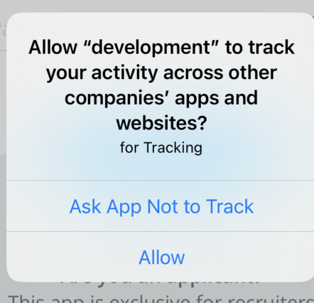 I cannot change the Modal description for APP_TRACKING_TRANSPARENCY · Issue #614 · zoontek/react ...