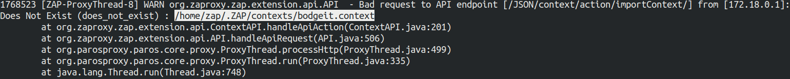 ZAP API Scan not working as intended · Issue #5866 · zaproxy/zaproxy · GitHub