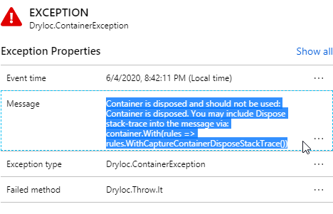 DryIoc.ContainerException for v3 Azure functions · Issue #5695 · Azure/azure-functions-host · GitHub