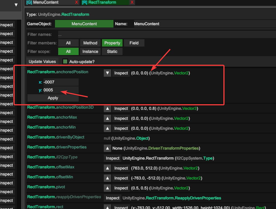More precise coords for Vector sliders, and sliders for other Unity structs · Issue #30 · sinai ...