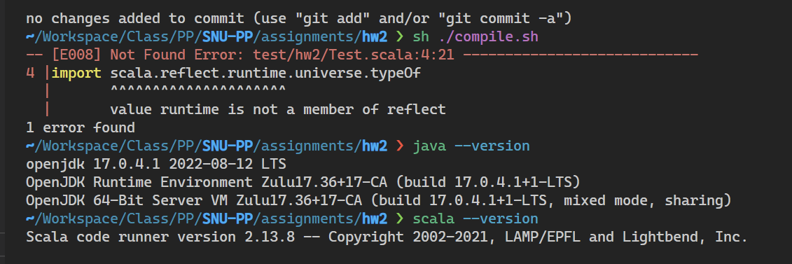 [hw2] compile.sh 실행 오류 · Issue #13 · snu-sf-class/pp202202 · GitHub