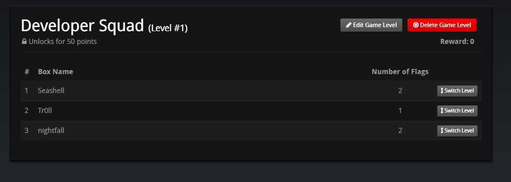 Unlock Level issues · Issue #277 · moloch--/RootTheBox · GitHub