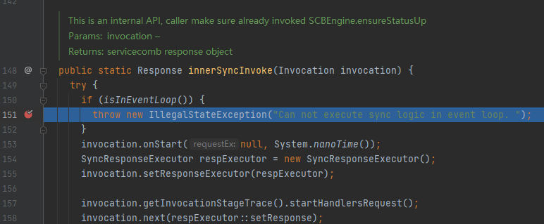CseRestTemplate调用postForObject报错"Can not execute sync logic in event loop." · Issue #2607 ...