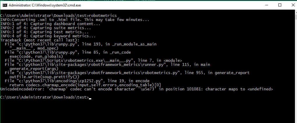 Fails When The Xml Contains Multibyte Chars · Issue 92 · Adiralashiva8 Robotframework Metrics
